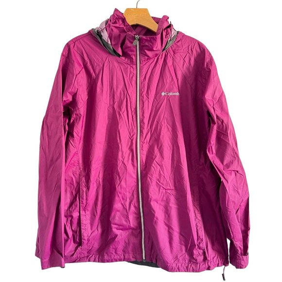 Columbia | Jackets & Coats | Columbia Womens 2x Windbreaker Rain Jacket ...